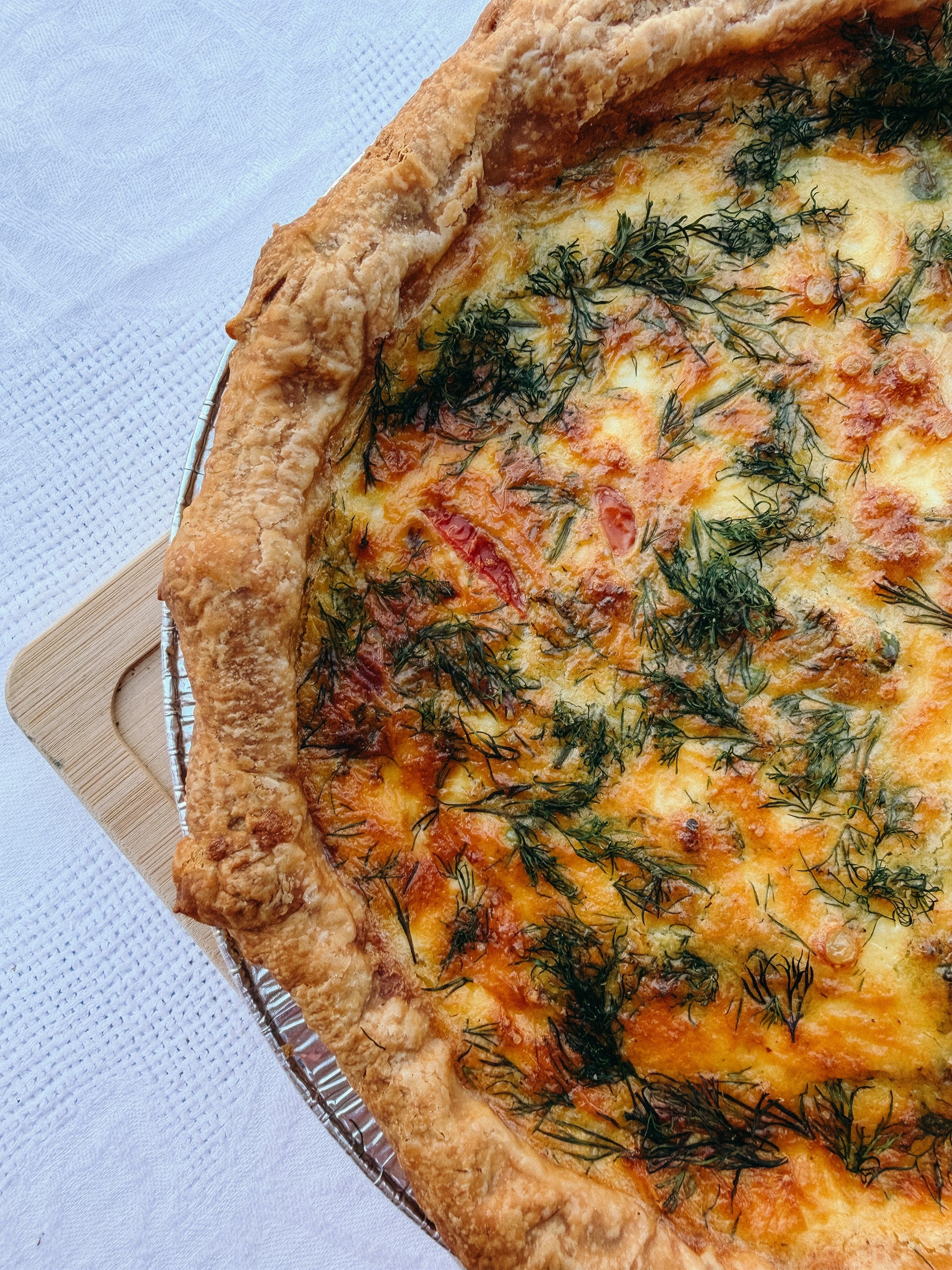 Spring Veg Quiche | Bresnan Bread and Pastry