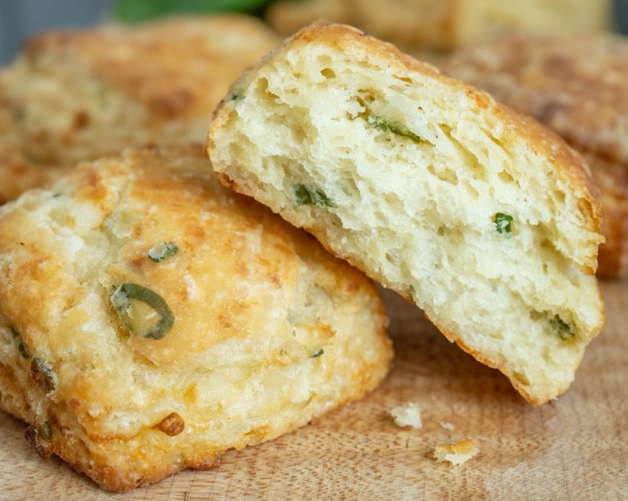 Chive and Goat Cheese Biscuit | Bresnan Bread and Pastry